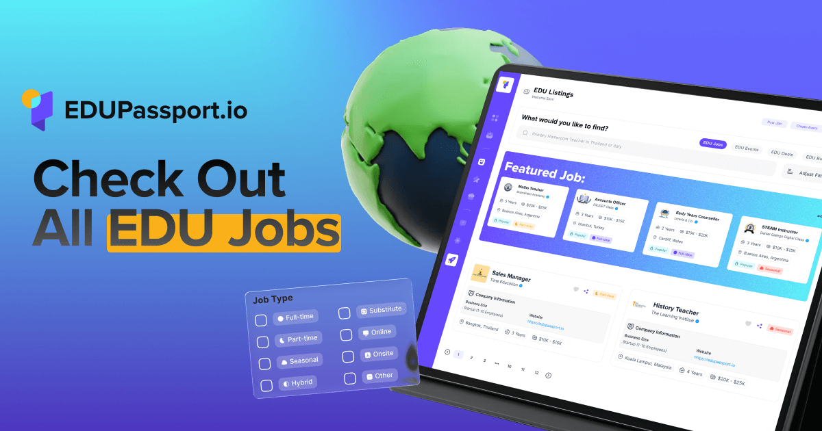 Education Jobs Worldwide | EDU Passport Job Listings